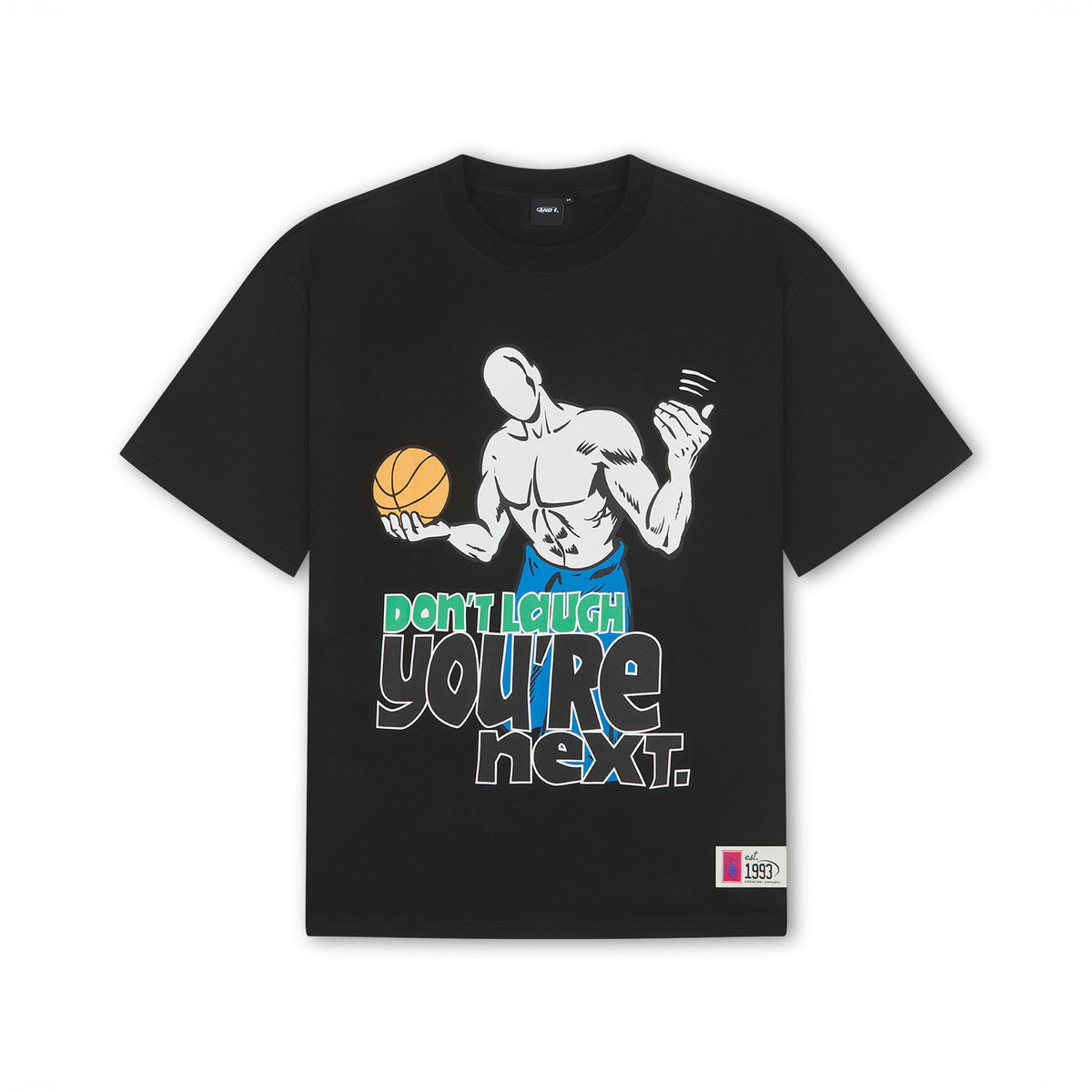 Mens Don't Laugh Trash Talk T-Shirt - Black – And1 UK